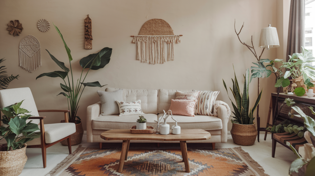Boho Living Room Ideas to Transform Your Space - curatedsoftly.com