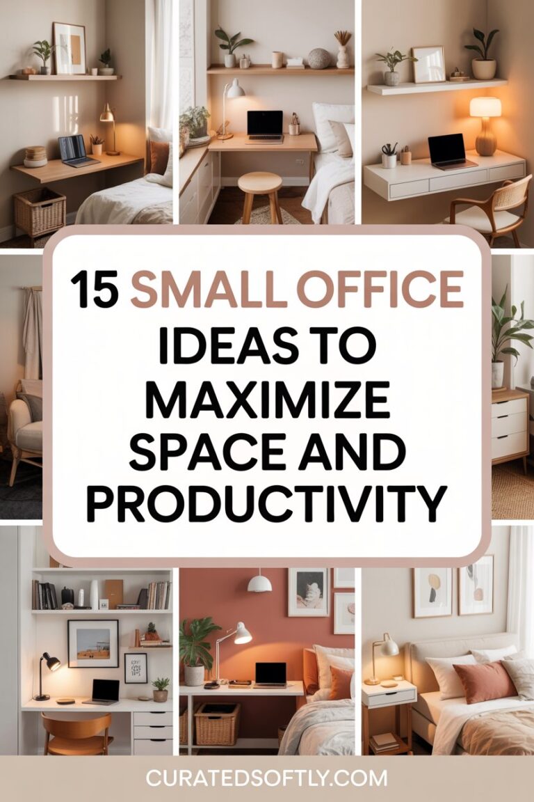 Small Office Ideas to Maximize Space and Productivity - curatedsoftly.com