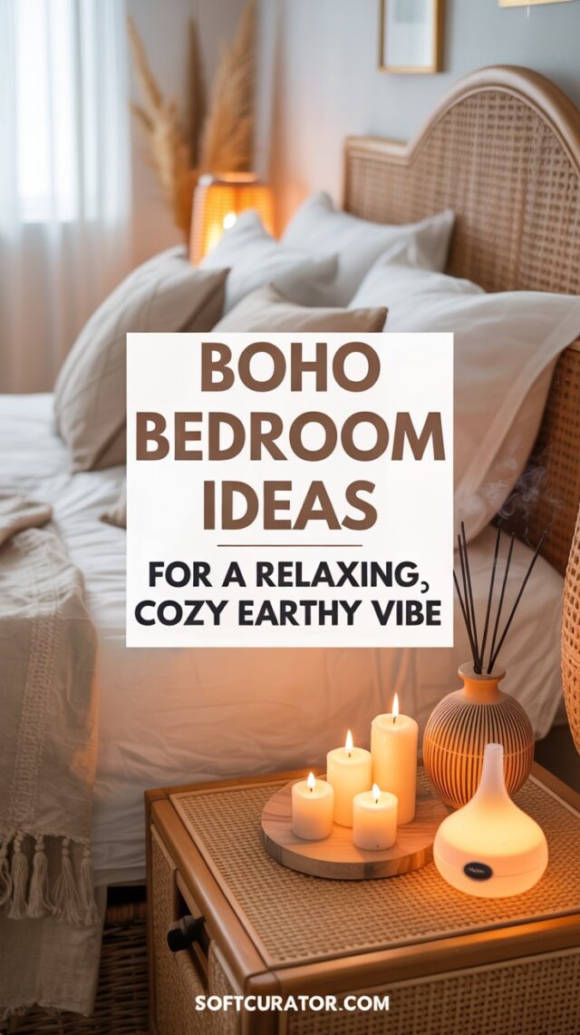 20 Cozy Boho Style Ideas For Small Bedrooms - curatedsoftly.com