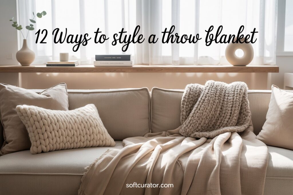 12 Ways to Style a Throw Blanket (That Look Effortless but Feel ...