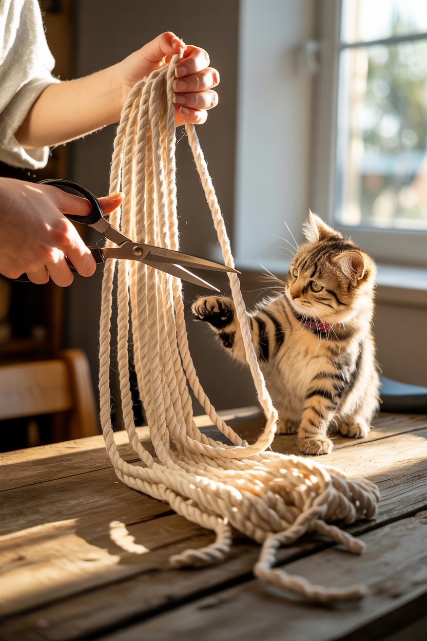 DIY Macrame Cat Hammock Your Cat Will Love - curatedsoftly.com