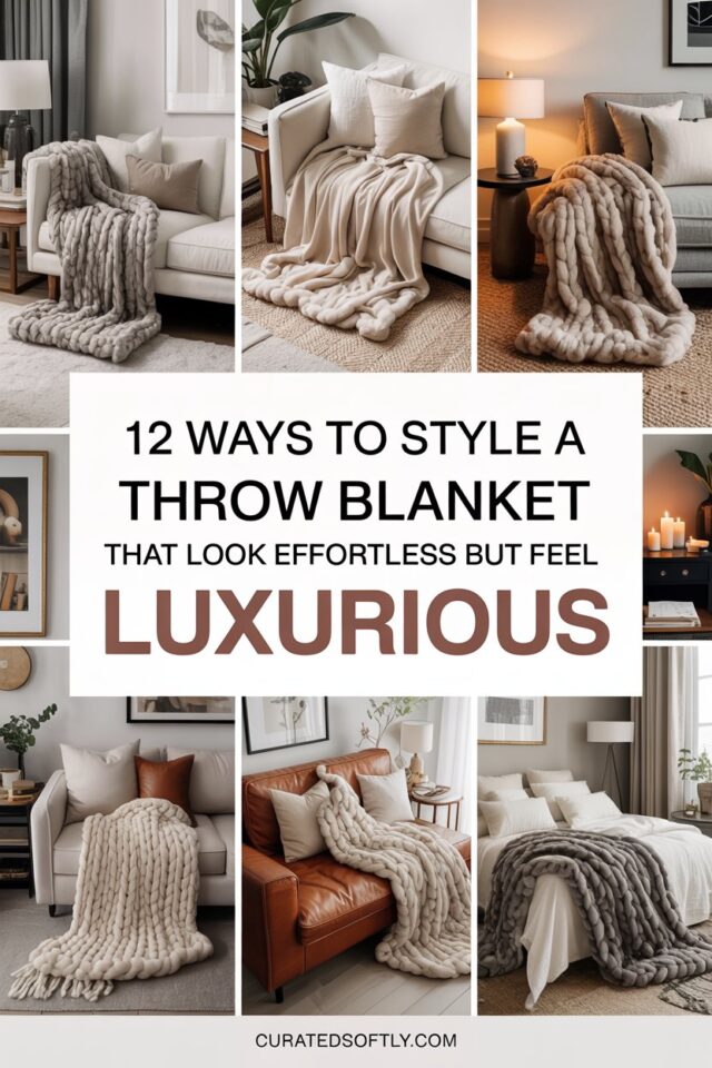 12 Ways to Style a Throw Blanket (That Look Effortless but Feel ...