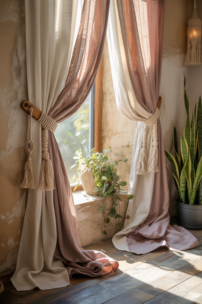 DIY Boho Curtains How to Make Them Plus 5 Creative Design Ideas ...