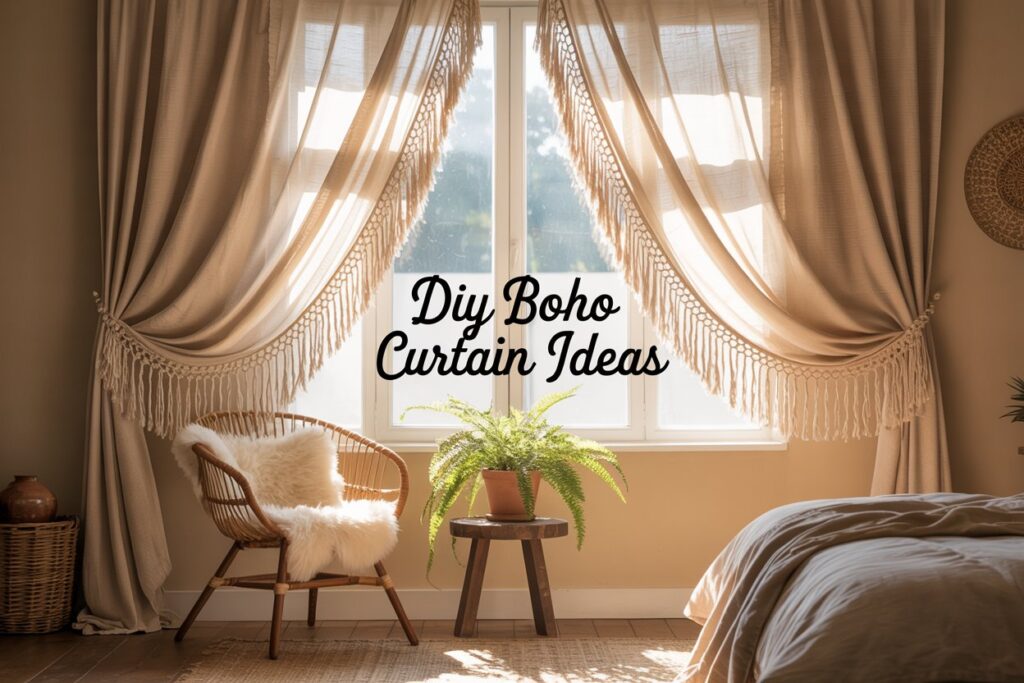 DIY Boho Curtains How to Make Them Plus 5 Creative Design Ideas ...