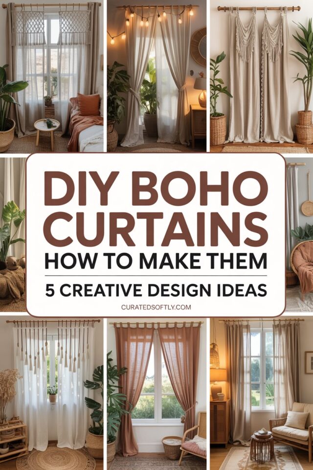 DIY Boho Curtains How to Make Them Plus 5 Creative Design Ideas ...