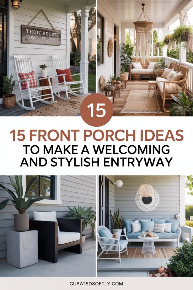 Beautiful Front Porch Ideas to Make a Welcoming and Stylish Entryway ...