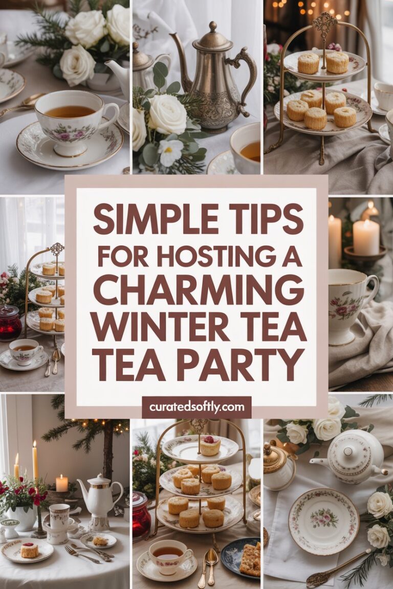Simple Tips for Hosting a Charming Winter Tea Party - curatedsoftly.com