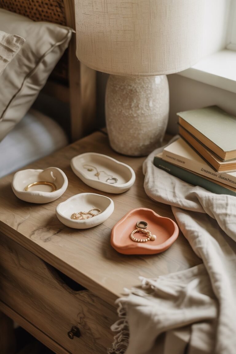 Anthropologie-Inspired DIY Air-Dry Clay Trinket Dish Tutorial ...
