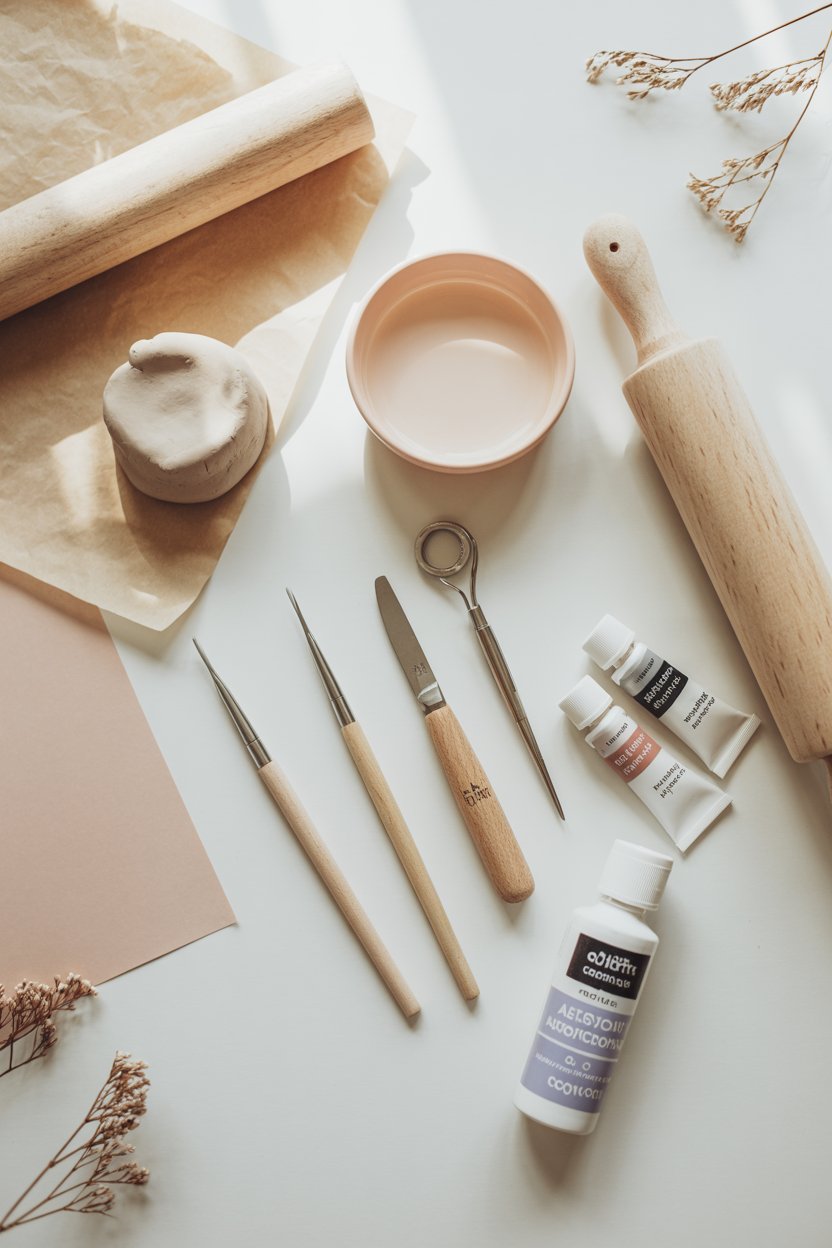 How to Make Paint Palettes with Air Dry Clay: A Simple Step-by-Step ...